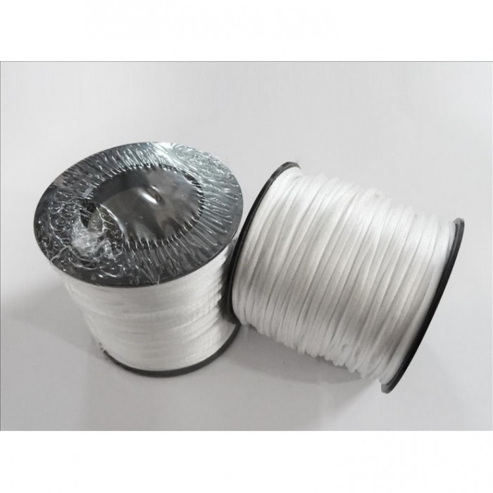 CORDON BRILLANTE BLANCO 2mm 25mt