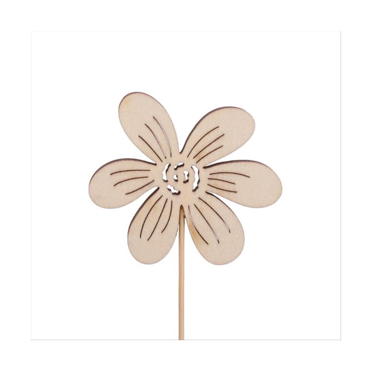 PICK FLOR DE MADERA NATURAL 70cm op 50cm (25u.)