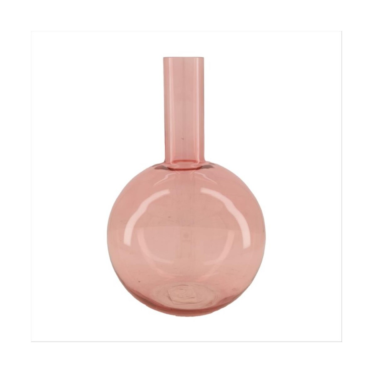 CRISTAL BOTELLA ROSA D21x32cm
