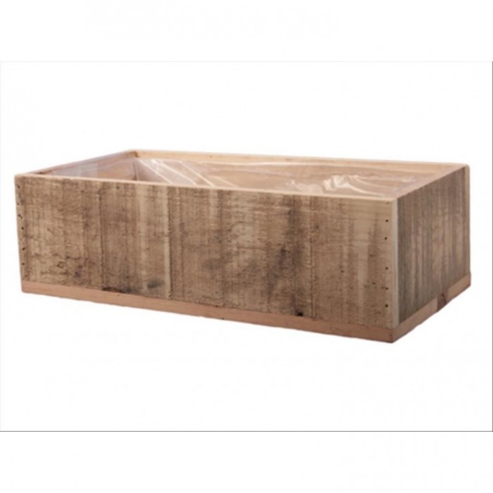 CAJA MADERA RECTANGULAR 40x20x12cm